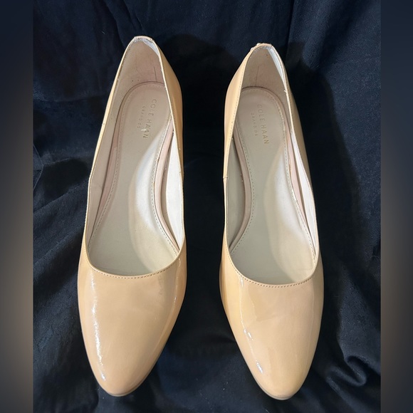 Cole Haan | Shoes | Cole Haan Heels Womens 9 Leather Creamybeige Grand ...